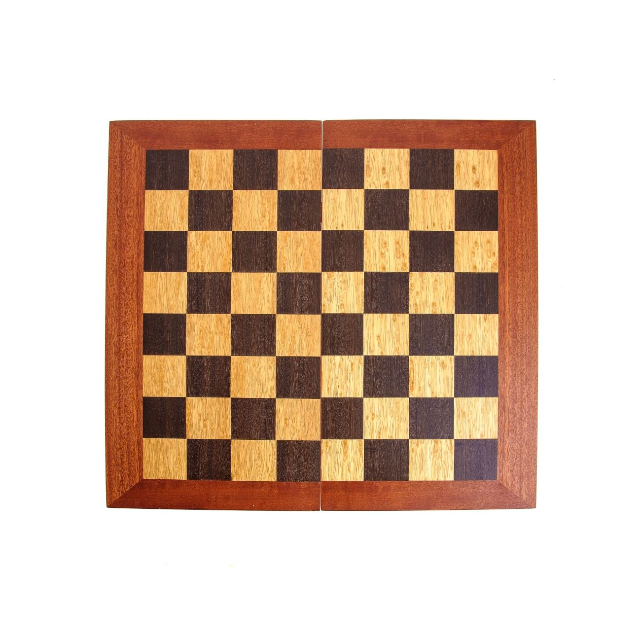 Vintage deluxe chess/checker/backgammon/domino/card board game set ...