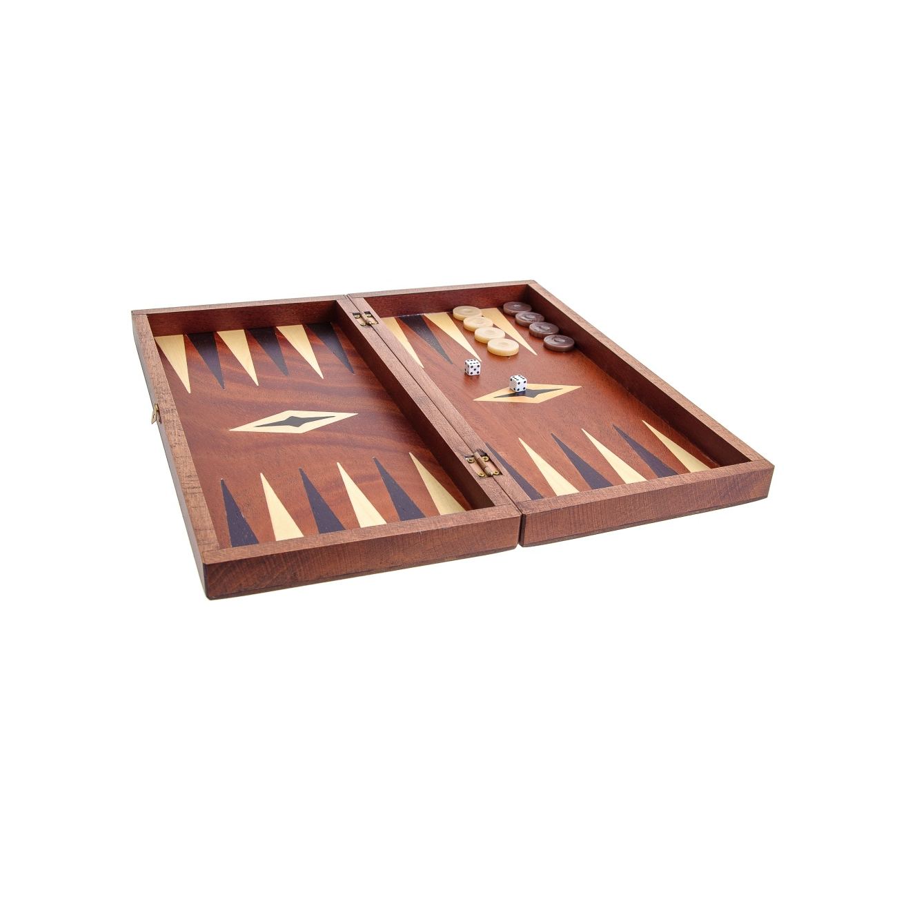 Backgammon Game Set - Wooden Handmade - "Komboloi" - Worry Beads Design ...