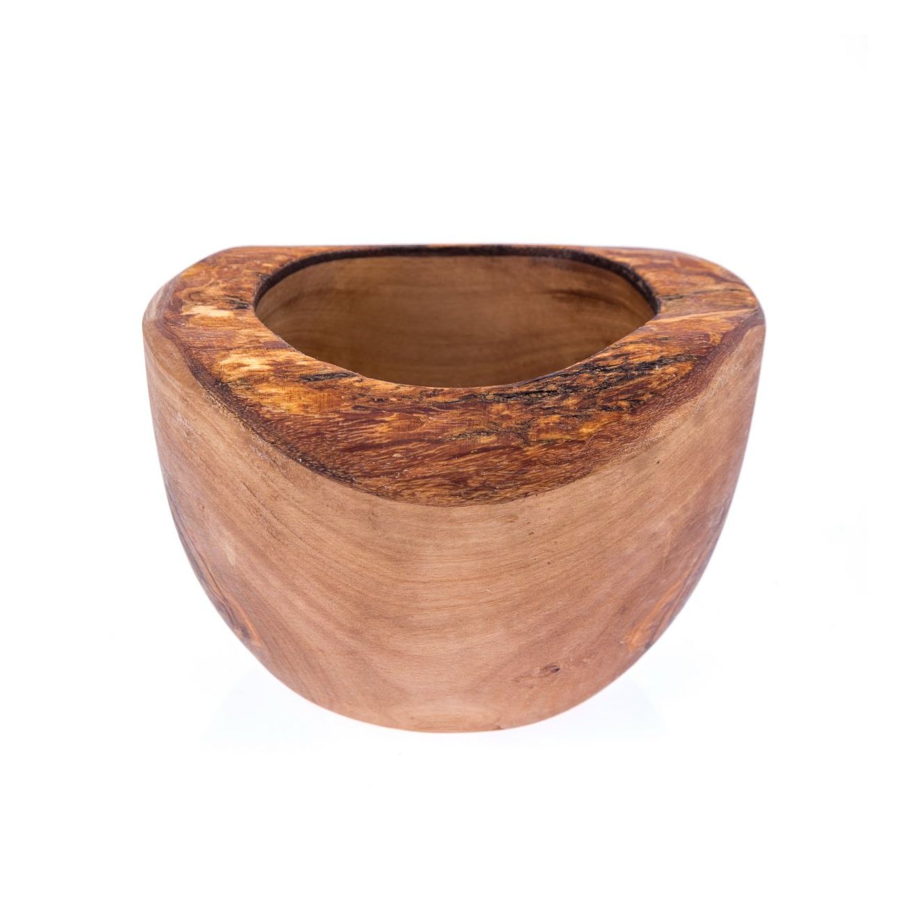 Olive Wood Mortar and Pestle or Crusher - Handmade Kitchen Tool - Rustic Style - 5.5" (14cm)