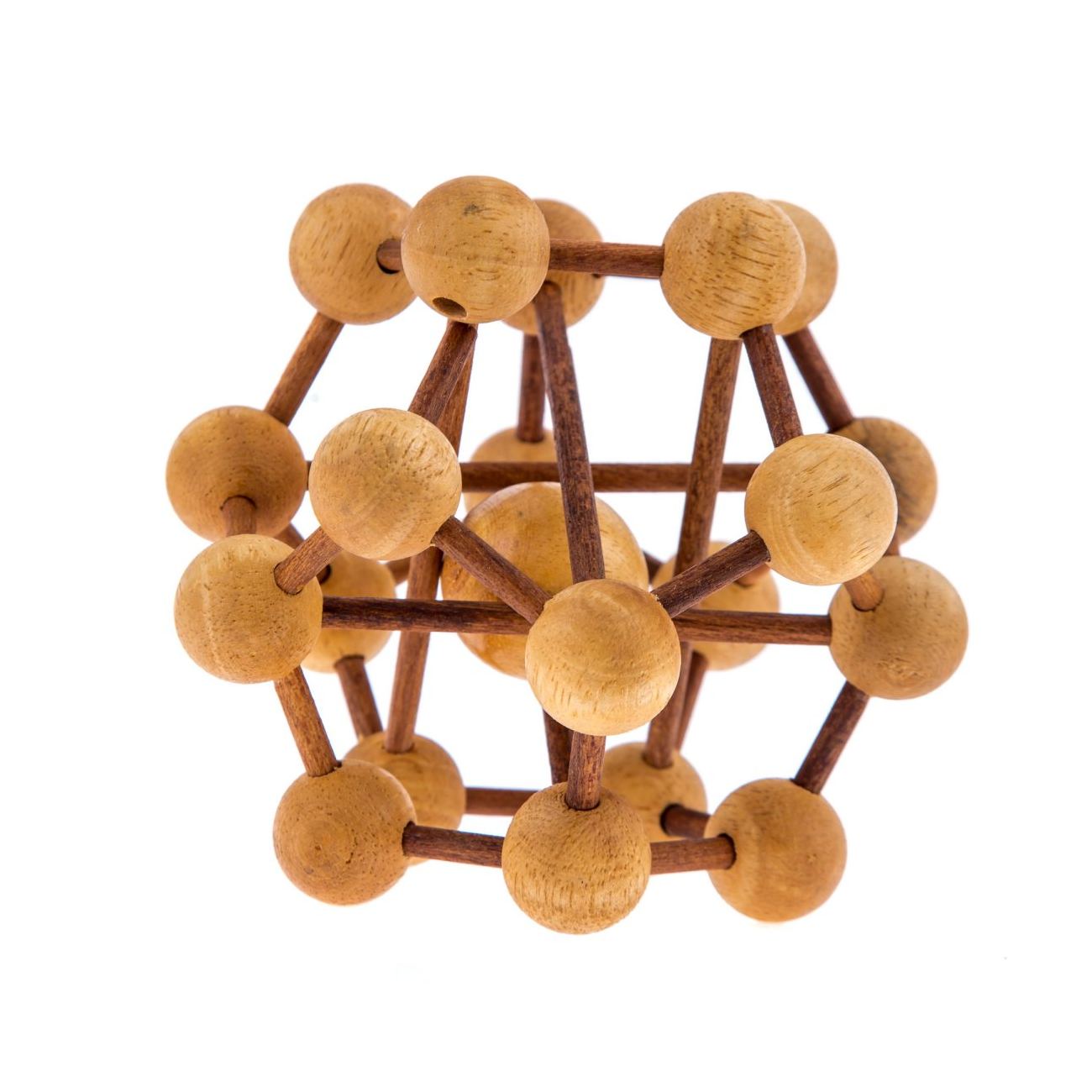 Trellis Game 3d Brain Teaser Game Handmade Wooden Mind Puzzle