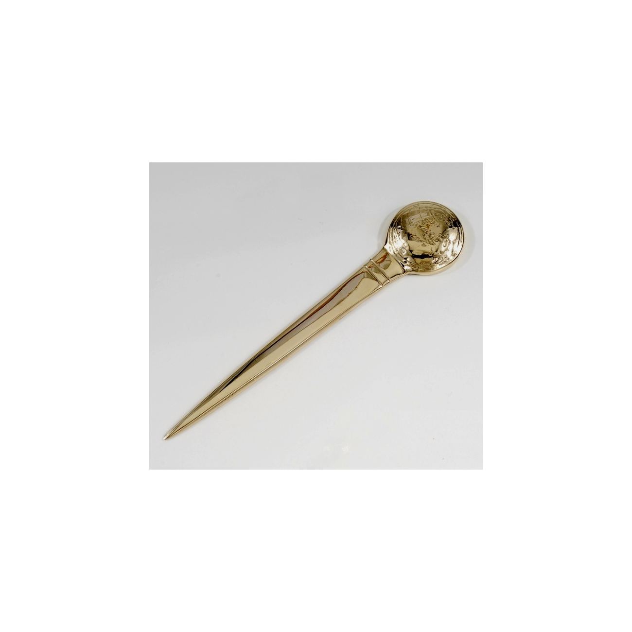 Letter Opener or Envelope Opener, Handmade of Solid Brass Metal ...
