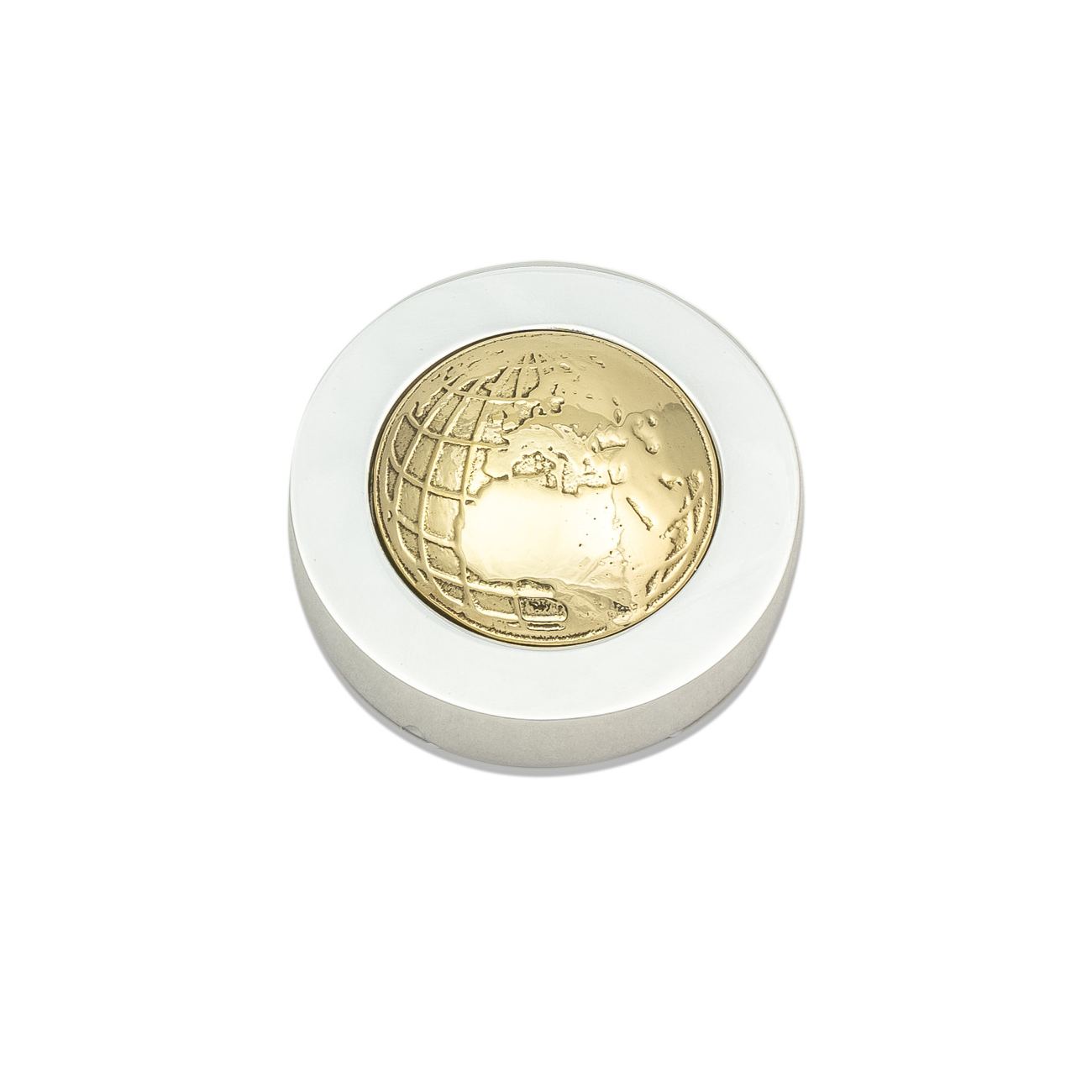 Paperweight (Presse Papier) - Handmade Solid Aluminum & Brass Metal ...