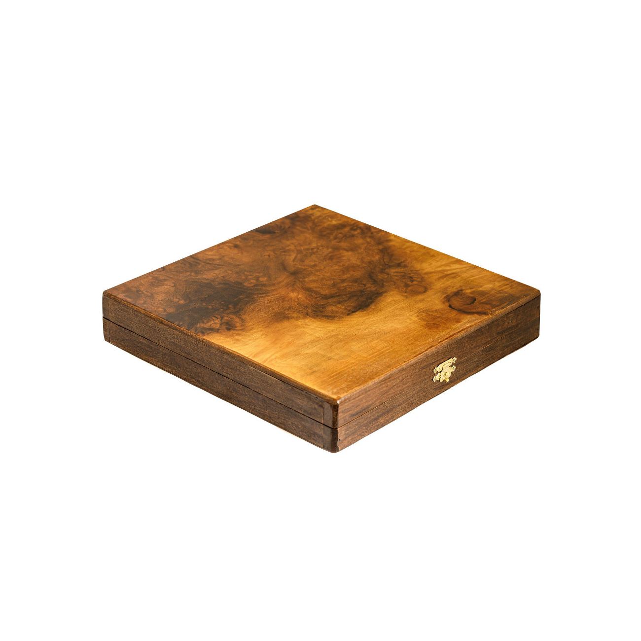 Chess Game Set in a Box - Handmade of Greek Olive Wood, Deluxe Gift ...