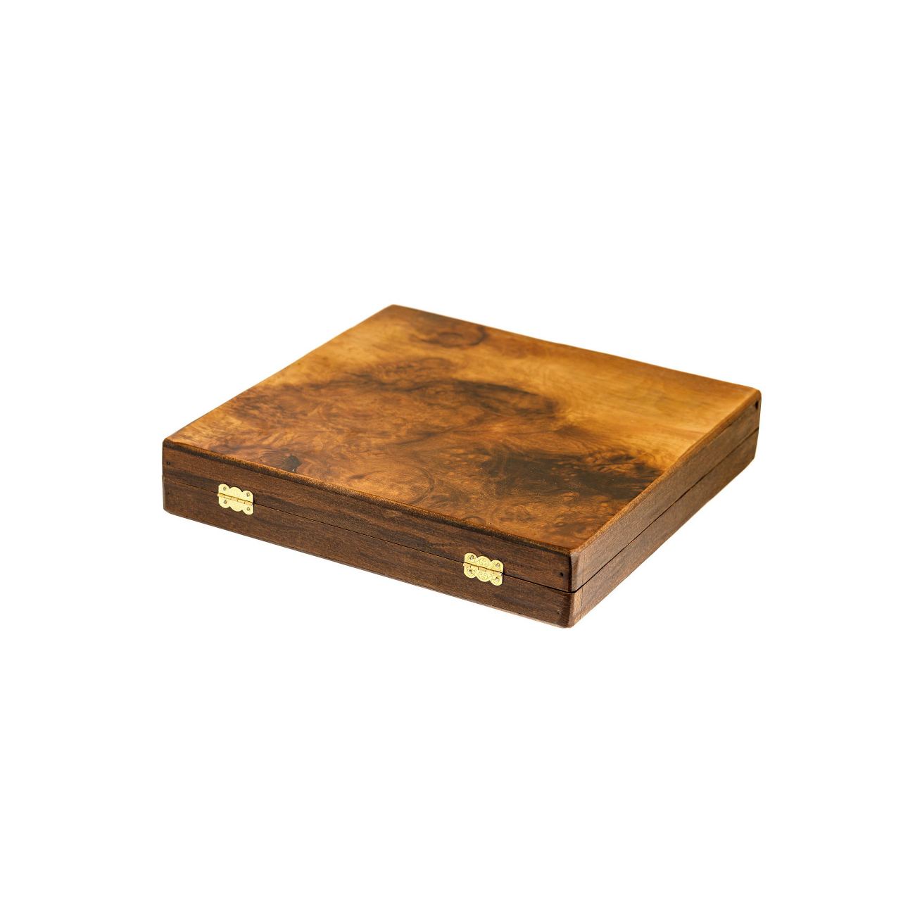 Chess Game Set in a Box - Handmade of Greek Olive Wood, Deluxe Gift ...