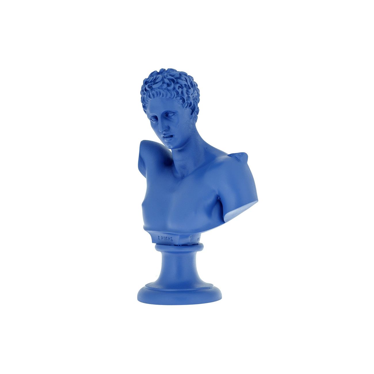 Hermes Head Bust Statue, 23cm, Blue Color. Modern Statue, Decorative ...