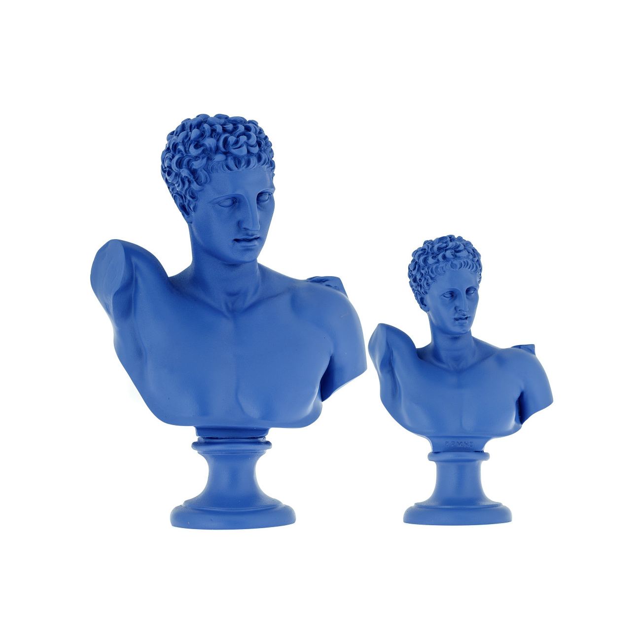 Hermes Head Bust Statue, 23cm, Blue Color. Modern Statue, Decorative ...