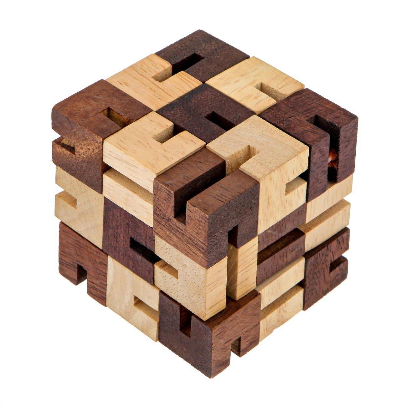 The Snake Brain Teaser Game Handmade Wooden Cube Mind Puzzle the-snake-brain-teaser-game-handmade-wooden-cube-mind-puzzle