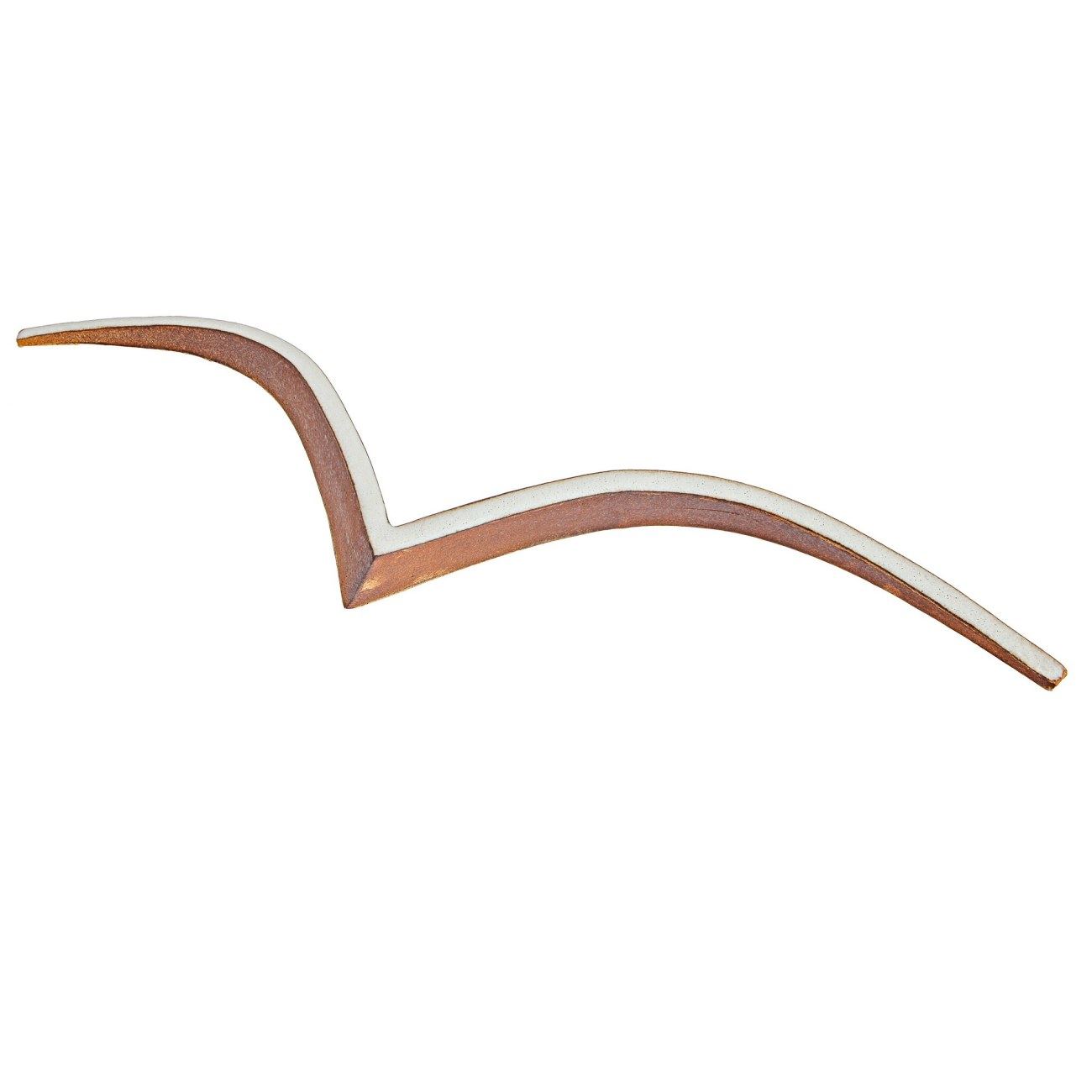 Flying Seagull, Modern Ceramic Wall Sculpture - Handmade Art Decor ...