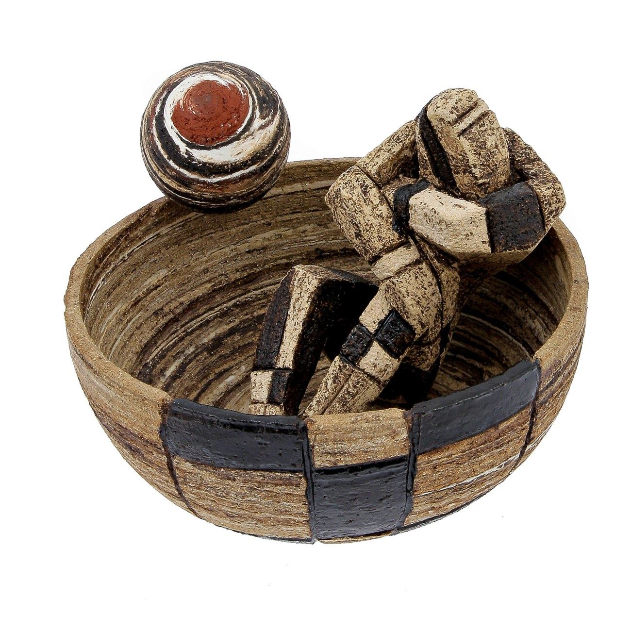 "Human in Universe" - Handmade Ceramic - Decorative Original Artwork ...