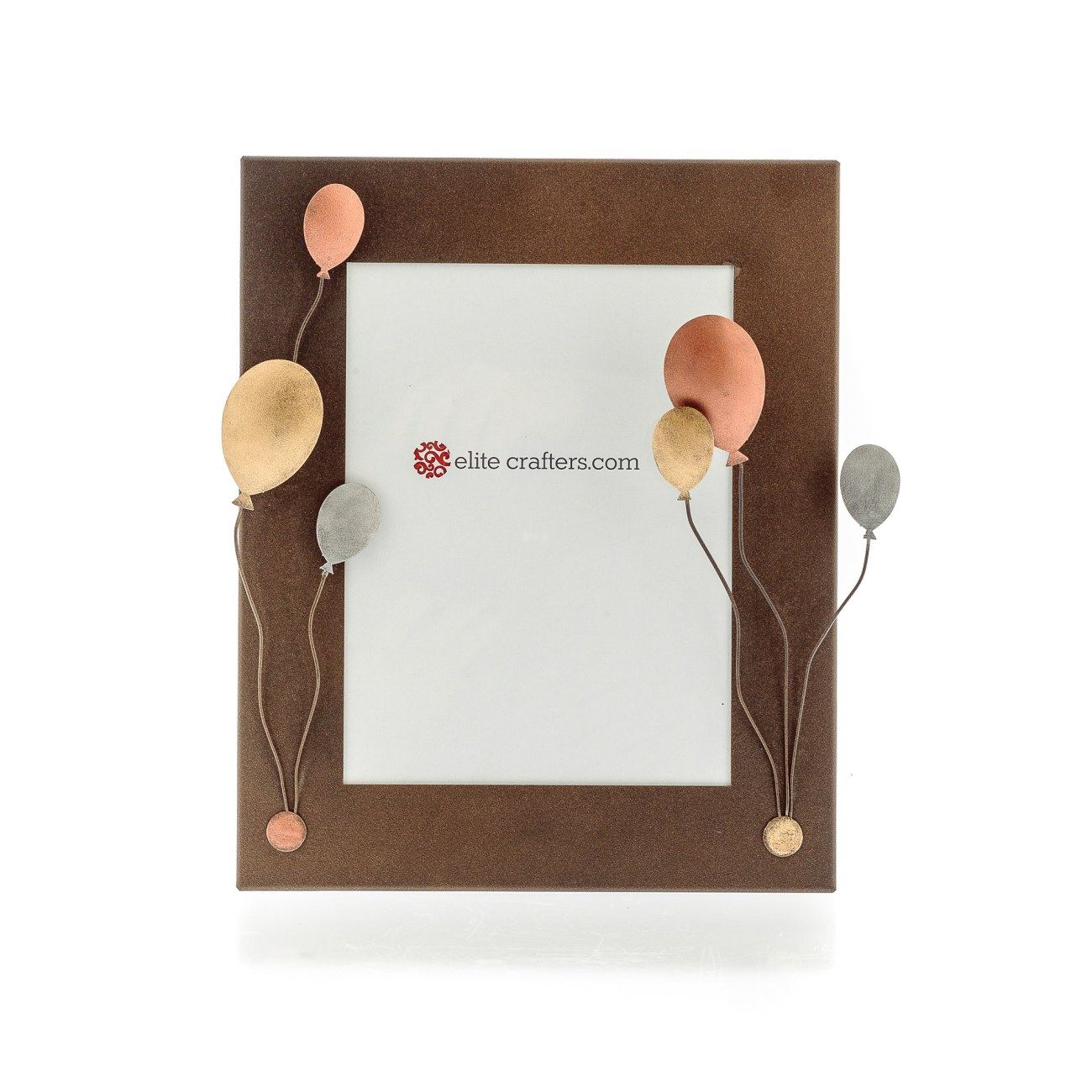 Picture Frame, Balloons Design - Handmade Metal Brown Photo Holder ...
